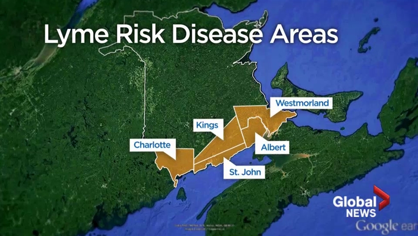 Lyme Disease World Map