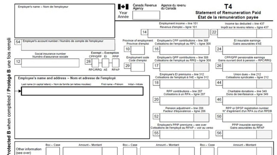 T4 Form 2023 Printable Forms Free Online